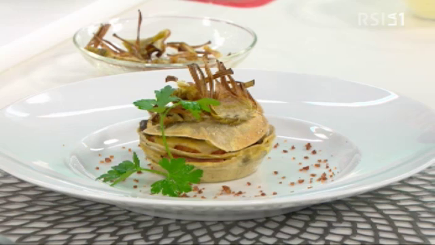 Lasagne integrali ai carciofi e lonza affumicata - RSI