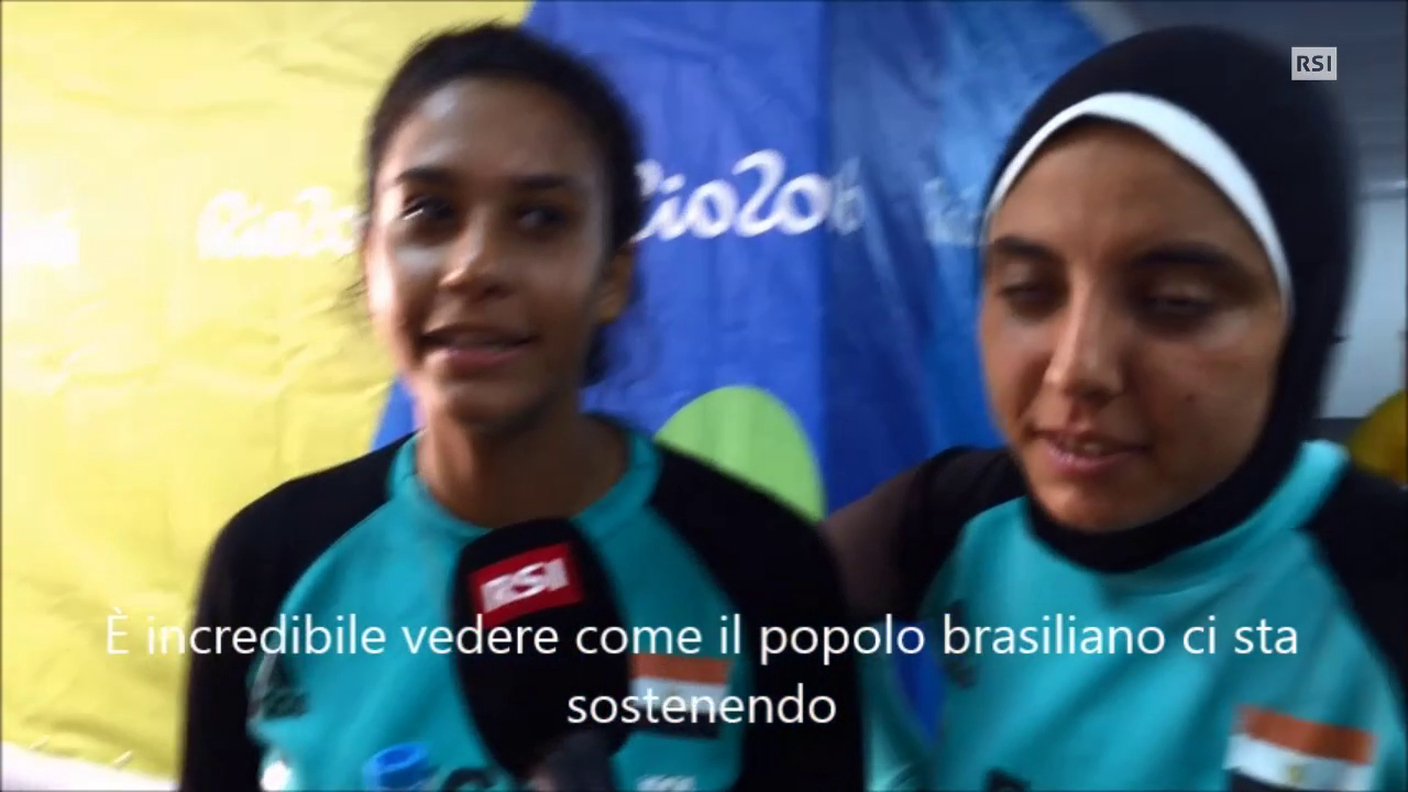 Rio 2016, l'intervista a Nada Meawad e Doaa Elghobashy (10.08,2016) - RSI