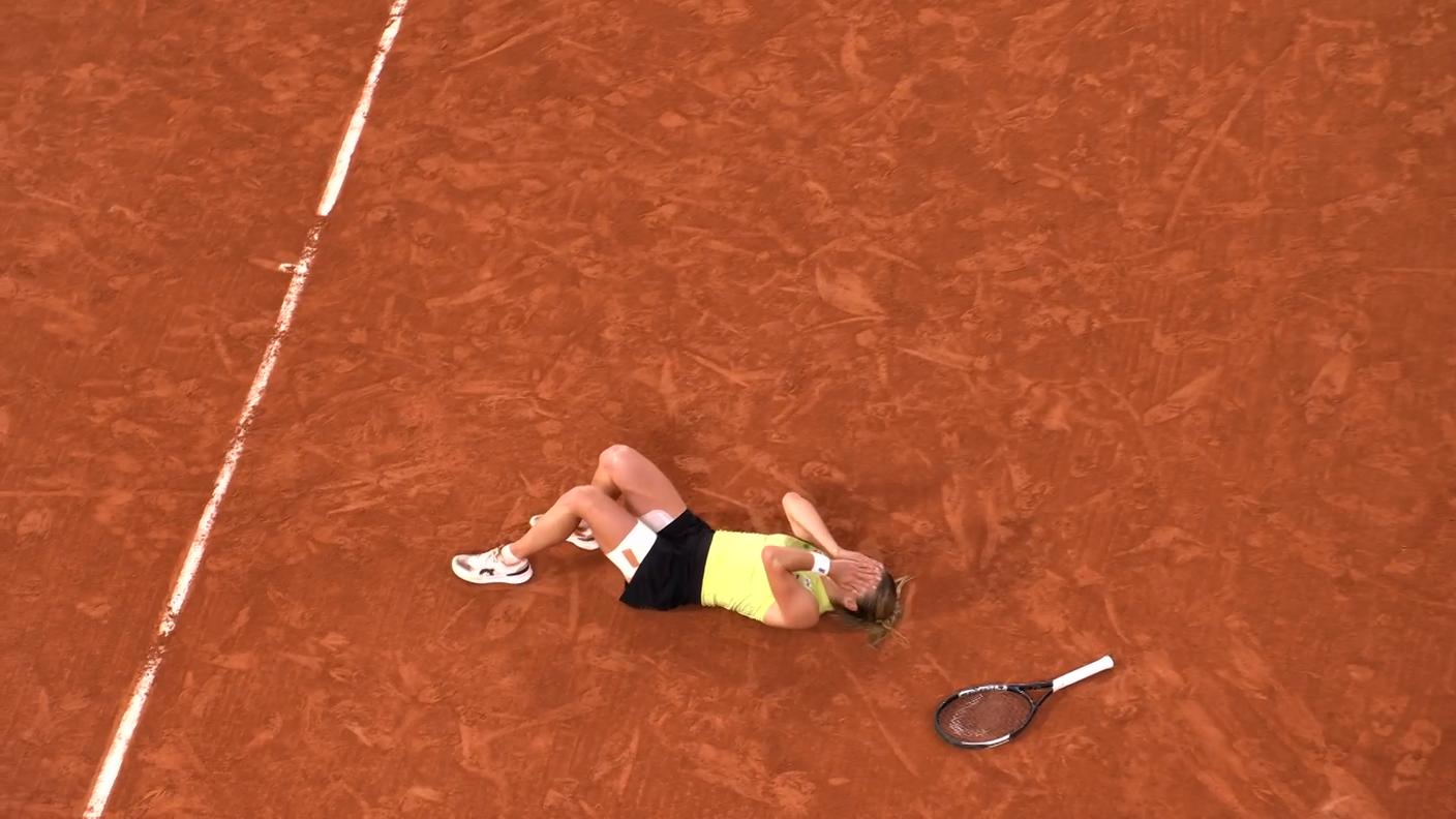Roland Garros, il match point sfruttato da Chwalinska contro Shnaider ...